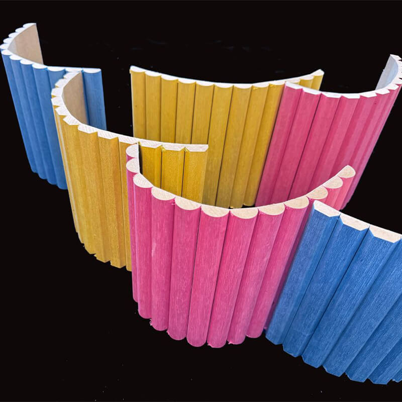 Solid Wood Flexible Tambour Wall Panels-Veneer Hub